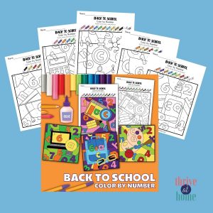 Back to School Color by Numbers - Thrive at Home