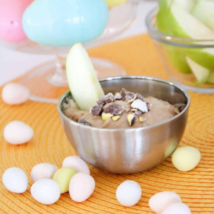 Mini Easter Egg Apple Dip - Thrive at Home
