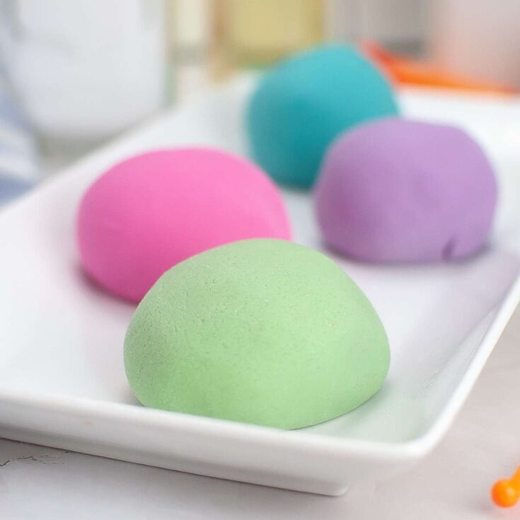 DIY Natural Homemade Non Toxic Playdough Recipe - Thrive at Home