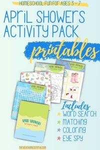 April Showers Activity Pack - Thrive at Home