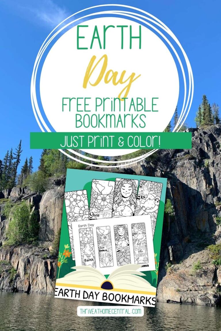 Free Printable Earth Day Bookmarks - Thrive at Home