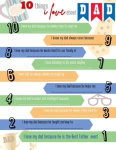 21 Father's Day Printables to Make Dad Smile - Thrive at Home