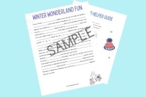 Free Fun Winter Mad Libs Printable for Kids - Thrive at Home